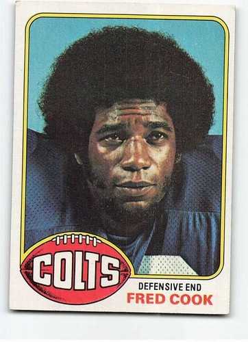 1976 Topps #503 Fred Cook EX Excellent Colts 116176 | eBay