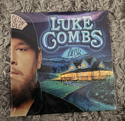 LUKE COMBS SIGNED GETTIN’ OLD VINYL W/ SLIPMAT AUTOGRAPHED SOLD OUT ...