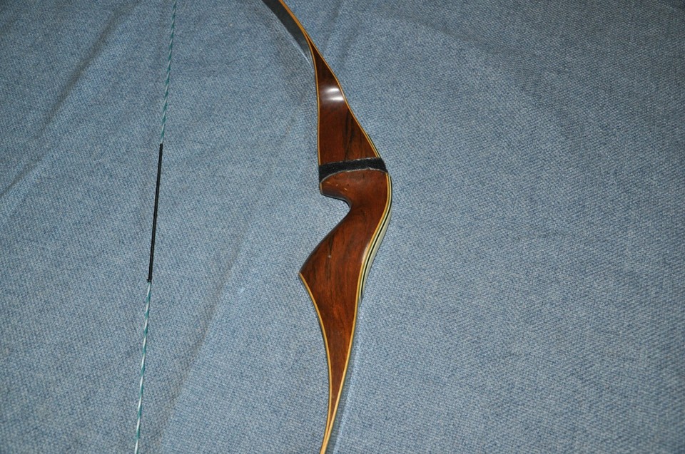Vintage Fred Bear Kodiak Hunter Recurve Bow longbow Archery Bows L-H ...