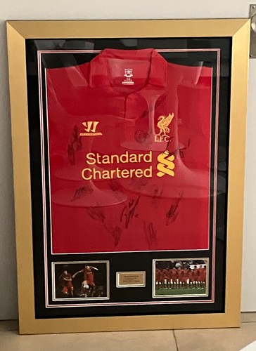 Liverpool FC Signed Home Shirt 2012/13 Squad Limited Edition | eBay UK