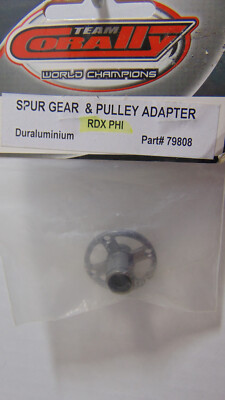 Corally #79808 Spur Gear & Pulley Adapter for RDX, PHI NIB | eBay