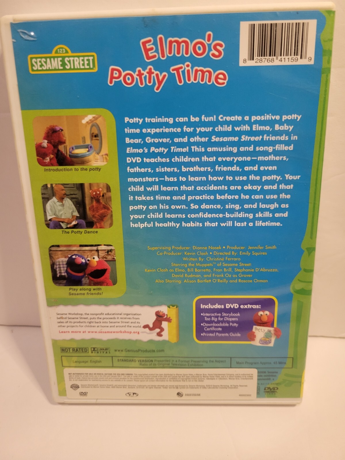 Elmo's Potty Time Sesame Street DVD 2006 828768411599| eBay