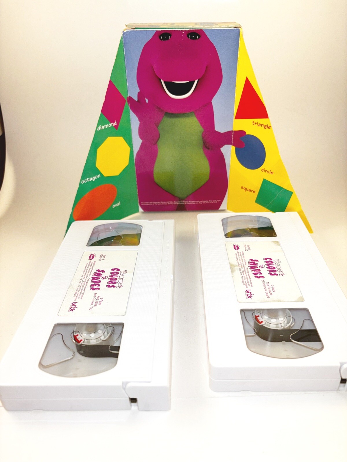 Barney VHS Tape Set Shapes & Colors | eBay