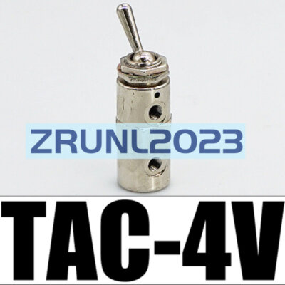 10PCS New TAC pneumatic toggle valve TAC-4V Switch Pneumatic mechanical ...