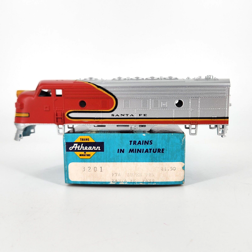 HO Athearn 3201 F7A Super Power Santa Fe Pass EMD Diesel Locomotive ...