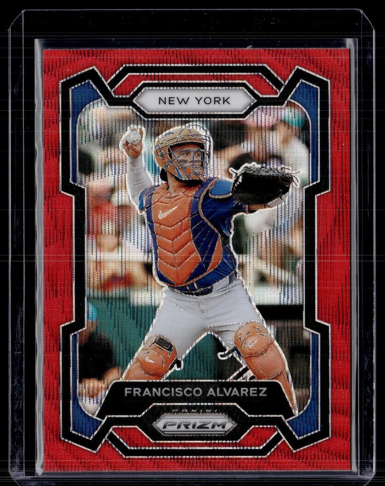 2024 Panini Prizm #84 Francisco Alvarez Red Ice Prizm | eBay