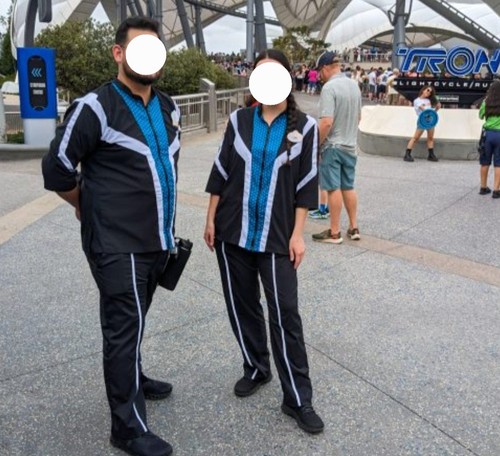 TRON LIGHTCYCLE RUN DISNEY WORLD CAST MEMBER SHIRT UNIFORM MAGIC ...