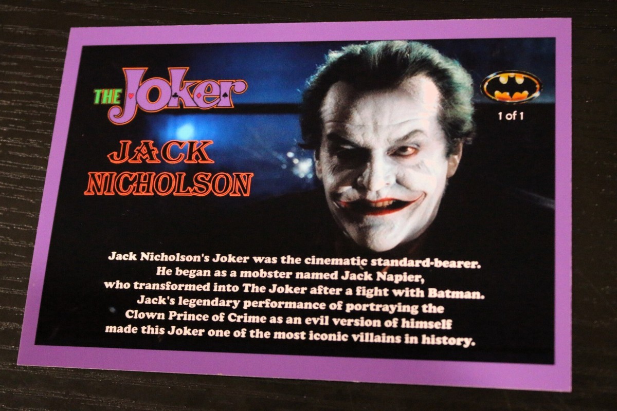 Autógrafo Del Joker Jack Nicholson