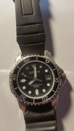 Vintage 1980s St. Moritz 200M Dive Watch(excellanl condition) New ...