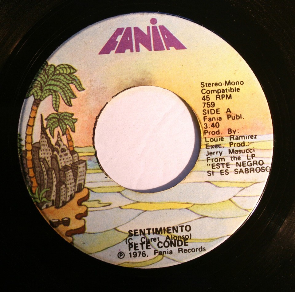 PETE CONDE Latin 45rpm Sentimiento b/w Pueblo Latino HEAR | eBay