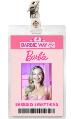 Barbie ID Badge Card Name Tag Laminate Cosplay Halloween | eBay