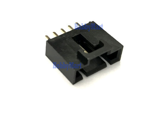 5-Pin 2.54mm 2543 Molex Latch Lock PCB Straight Pin Socket Connector x ...