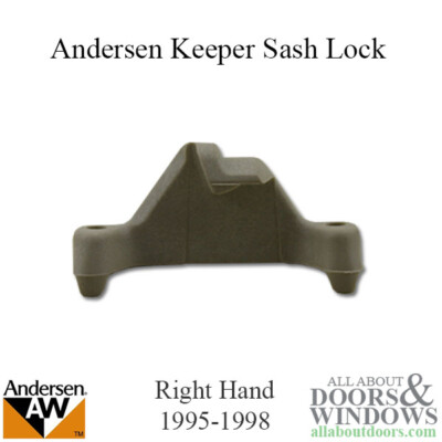 Andersen Keeper Right Handed Sash Lock Keeper Enhanced Casement Sash ...