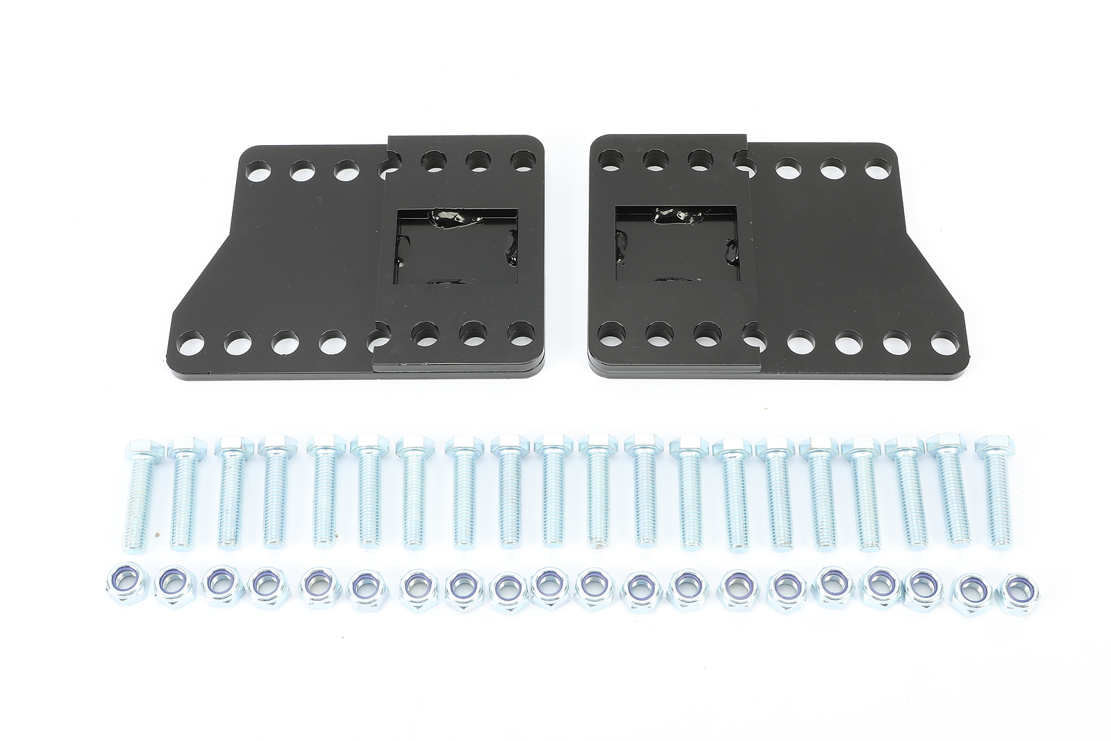 Universal Black Snowplow Mount Drop Bracket Lift Level Kit Powder ...