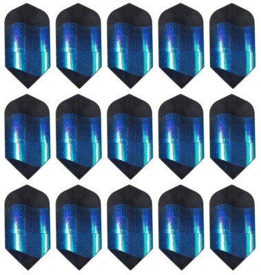 5 New Sets Hologram Slim Dart Flights - Ships w/ Tracking - Blue Wave ...