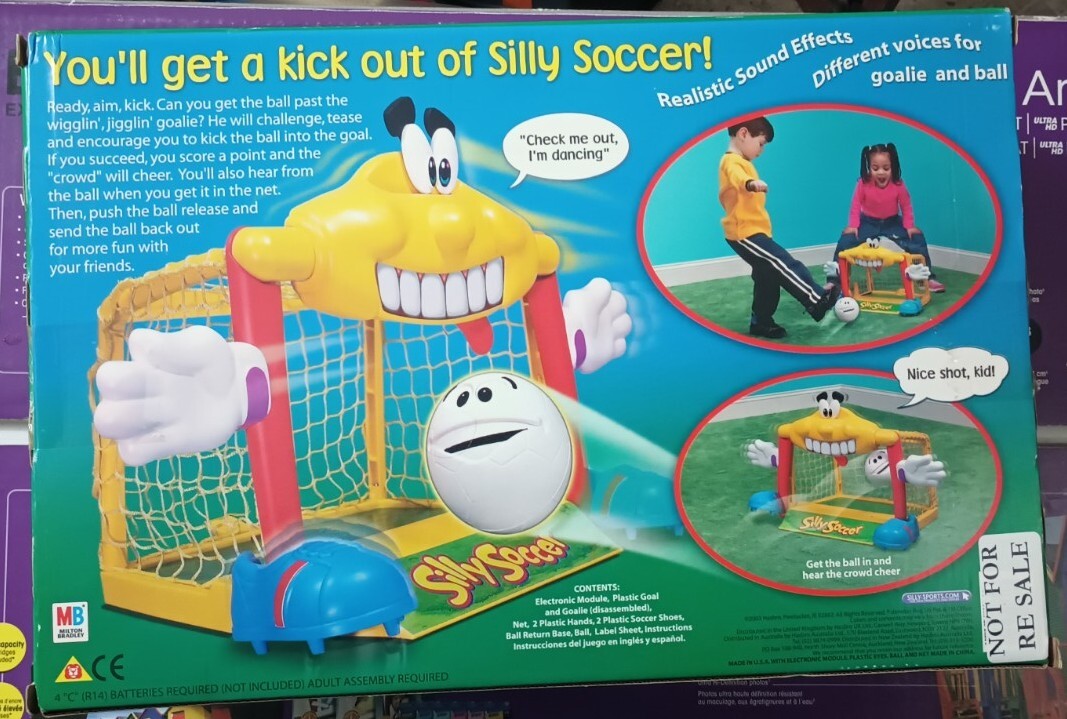 Silly Soccer The Goofy Goalie Soccer Game 2003 Milton Bradley New! | eBay