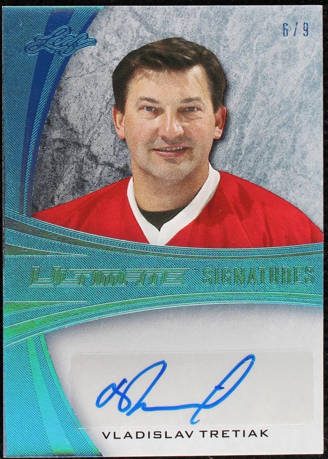 2015-16 Leaf Ultimate - Ultimate Signatures Vladislav Tretiak #US-VT1 ...