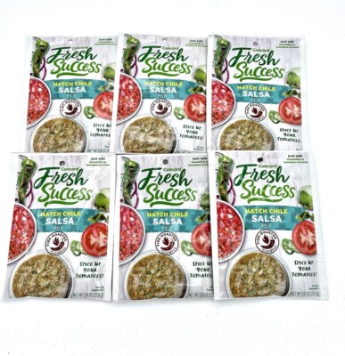 6x Packs Concord Fresh Success Hatch Chile Salsa Seasoning Mix | 0.8 oz ...