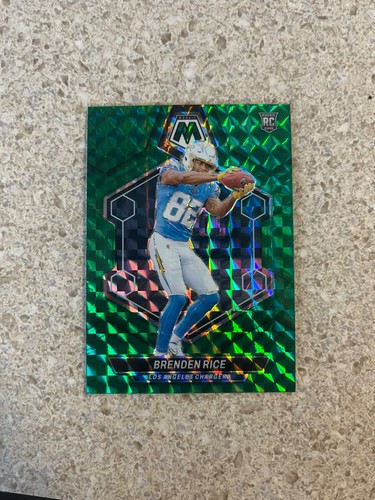 2024 Panini Mosaic Brenden Rice Rookie Green Prizm #399 | eBay