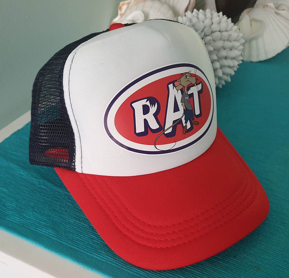 RAT TRUCKER CAP HAT MESH SNAPBACK VINTAGE PETROLIANA HOT ROD RAT ROD ...