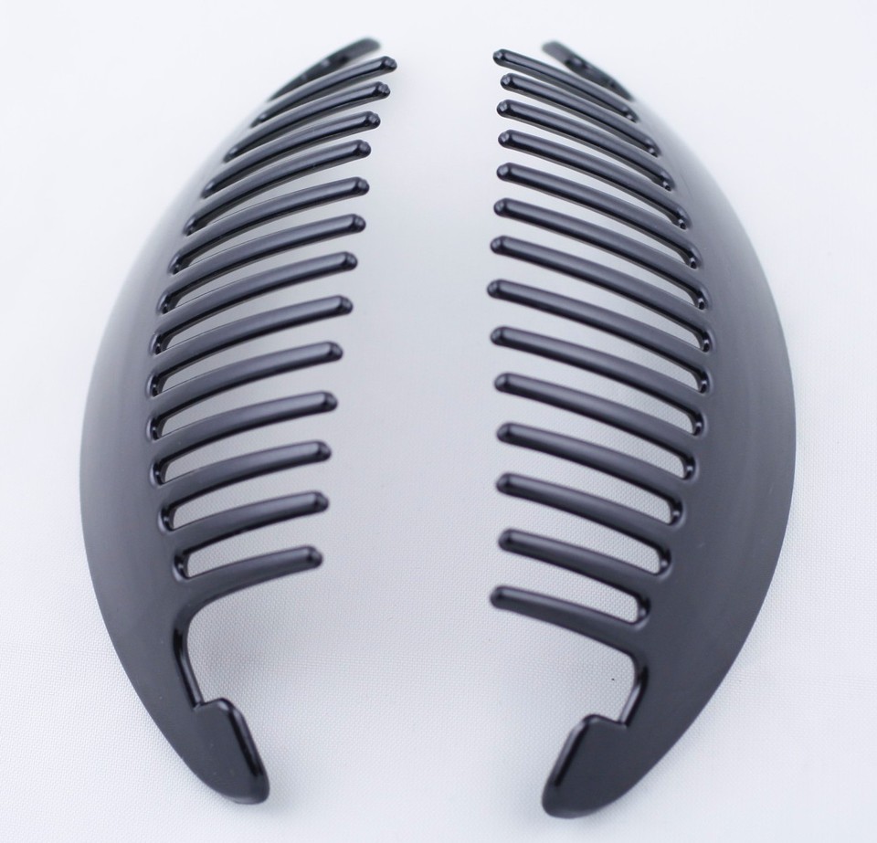 1 Set Extra Large Jumbo Banana Hair Comb Clip Interlocking Vintage Claw ...