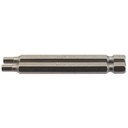 Draper 4mm 1/4" Hex. Hexagonal Insert Bit 75mm Long x 2 | eBay