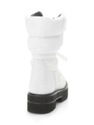 STUART WEITZMAN Womens White Tie 1-1/2" Platform Tyler Leather Booties ...