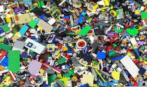 19 Lbs. of Unsorted Bulk LEGO and non-LEGO Bricks, Pieces, and Parts | eBay