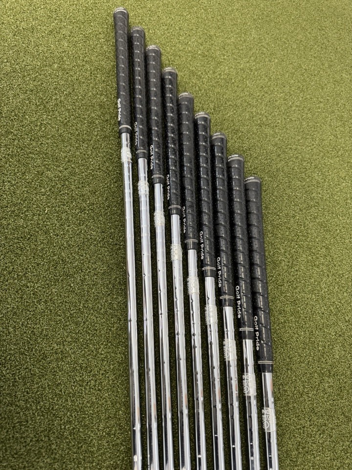 Ping G15 Black Dot Iron Set 5-PW,UW,SW,LW Ping AWT Stiff Flex Steel ...