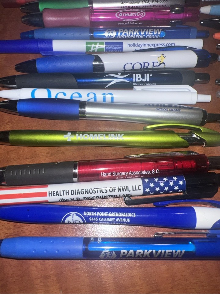 Lot 43 Drug Rep RX Advertising Pens Medical Hotel Casino School Dental ...