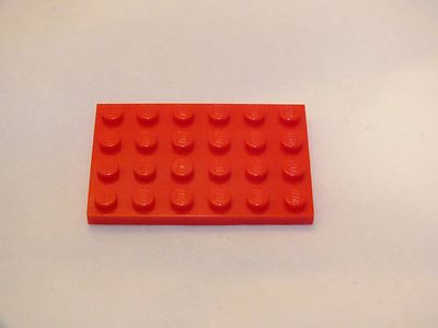 LEGO 4X6 RED PLATE BRICK BRAND NEW NEVER USED 40 PIECES | eBay