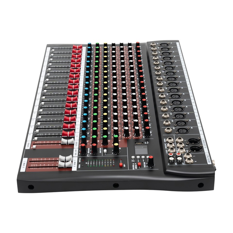 16-Channel Studio Audio Mixer Bluetooth USB Digital Sound Mixing ...