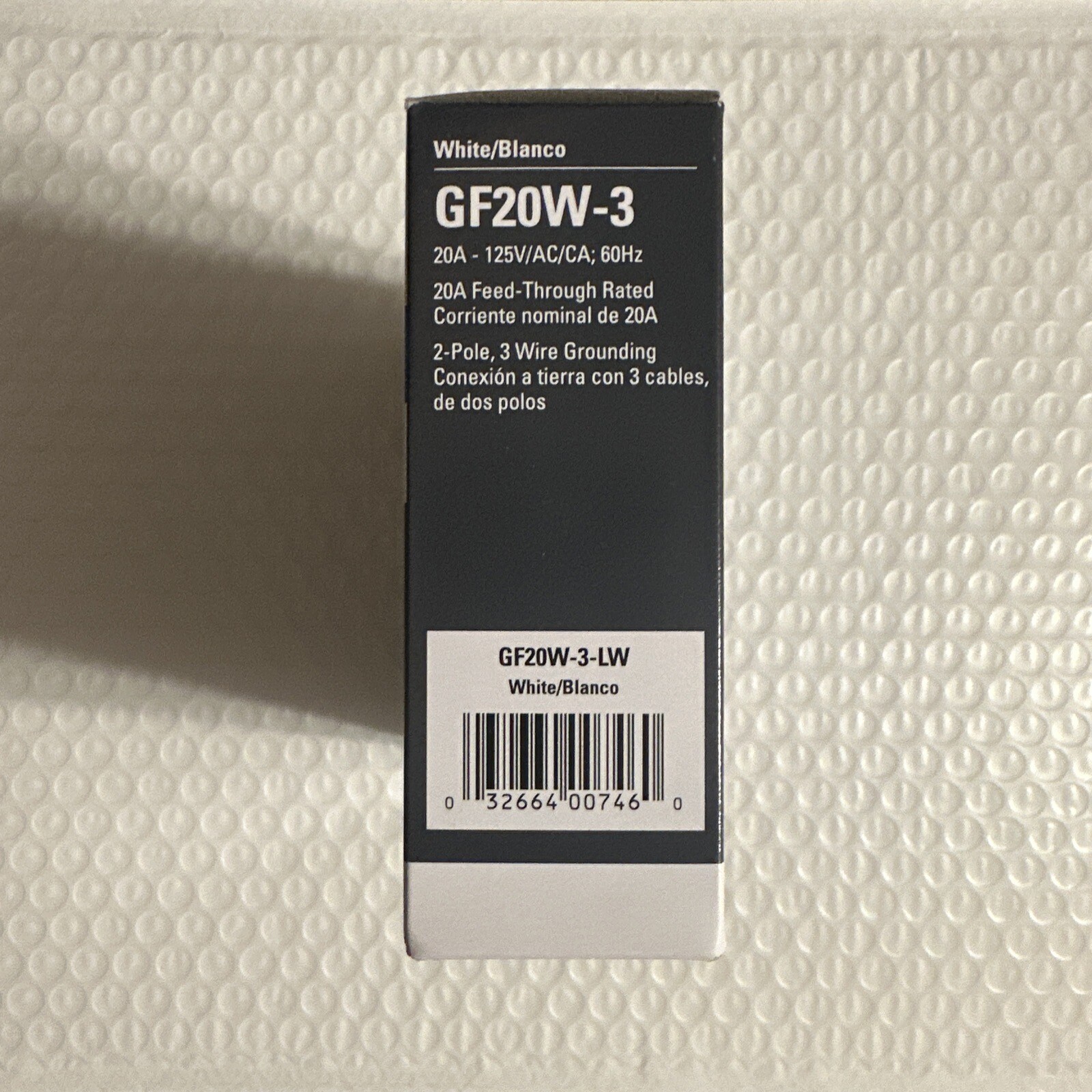 Eaton GF20W-3 20 Amp 125v GFCI Duplex Receptacle - White NON TR | eBay