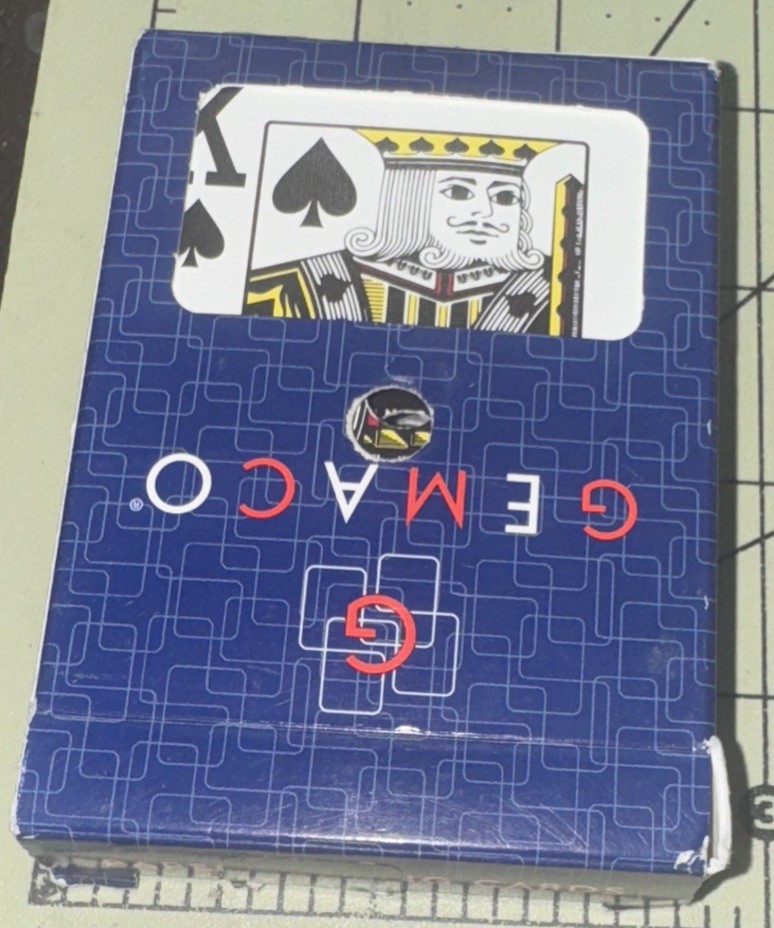 Gemaco Tortoise Rock Casino Playing Card Deck Lot Punched | eBay