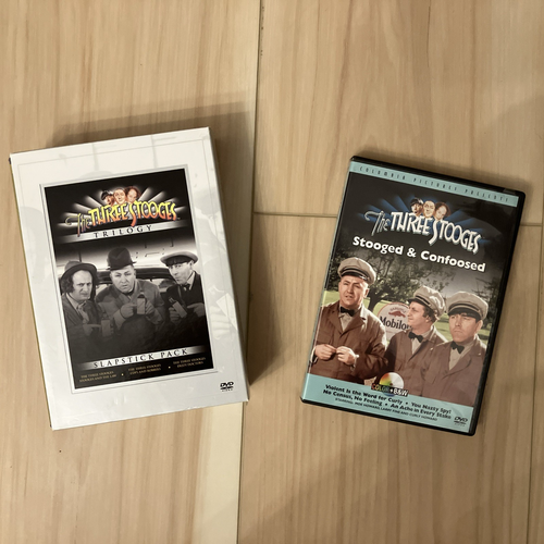 Box Set "The Three Stooges Trilogy Slapstick Pack" & "Stooged and ...