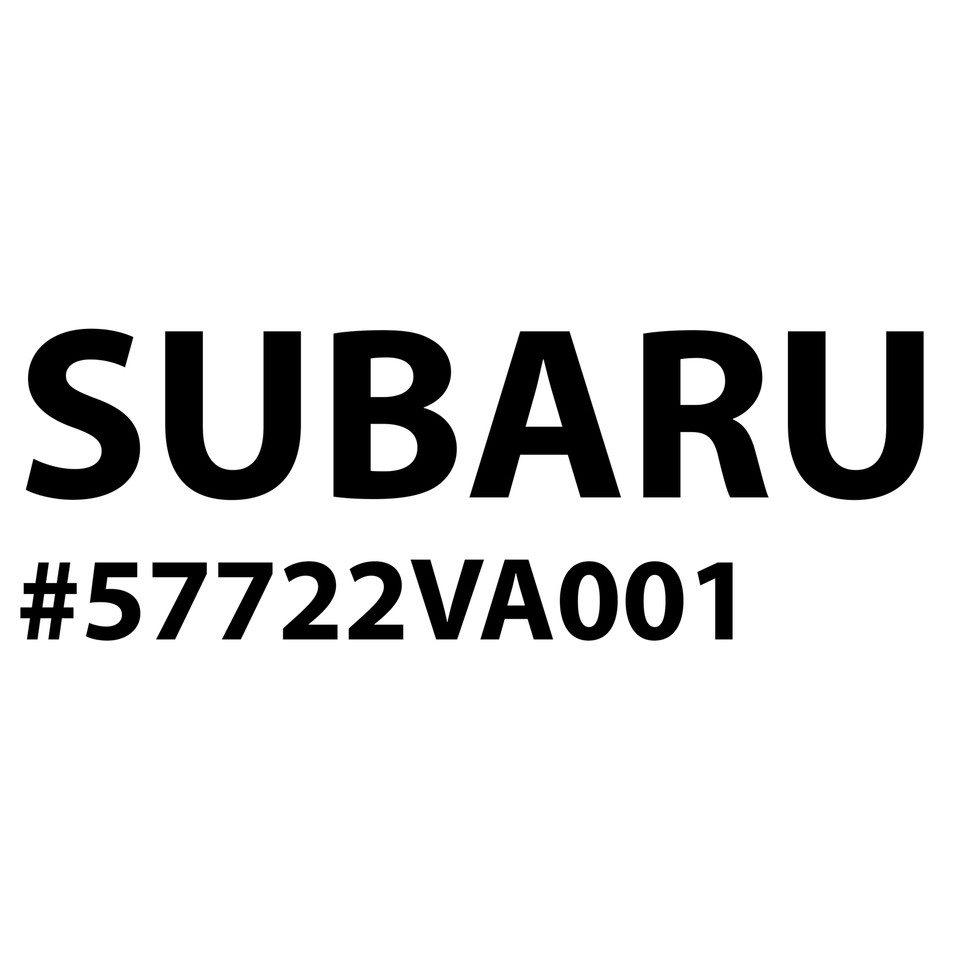 OEM 2015-2018 Subaru WRX STI Front Bumper Cover Reinforcement Plate ...