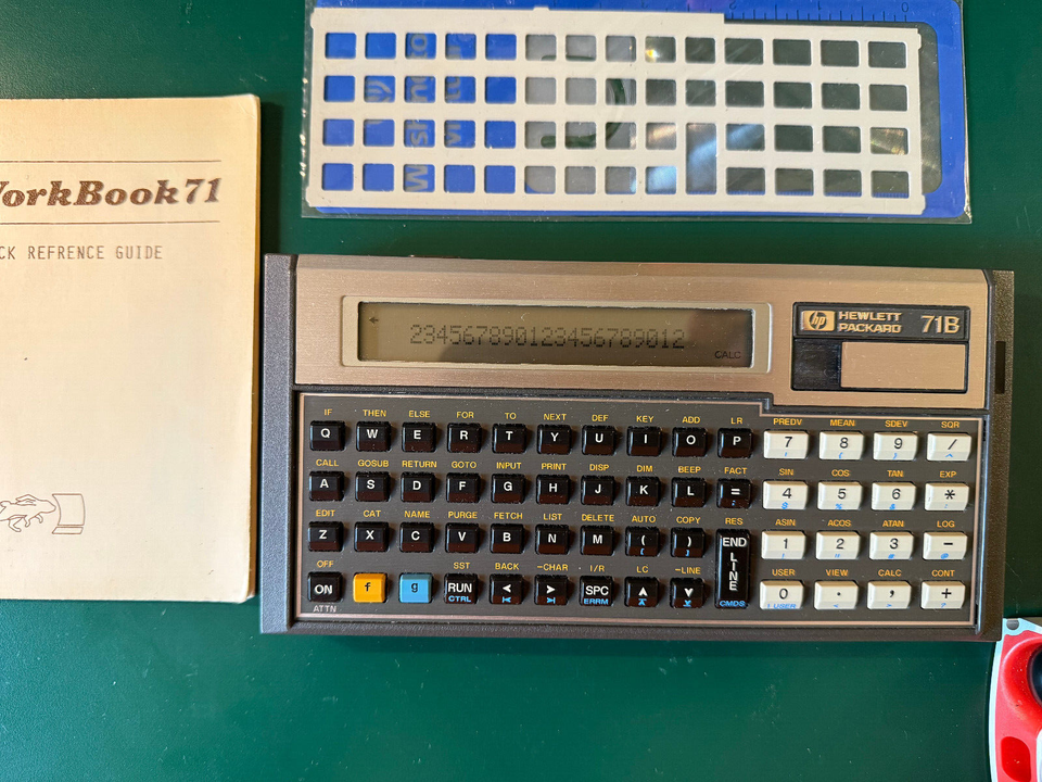 HP 71B Calculator/computer mint with card reader, IP IL interface and 4 ...