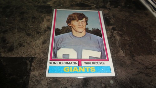 1974 TOPPS # 481 DON HERRMANN FOOTBALL CARD | eBay