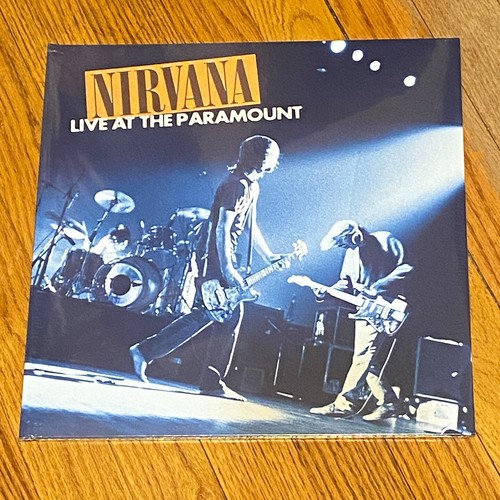 Nirvana - Live At The Paramount TRANSPARENT ORANGE Vinyl 2 LP - Kurt ...