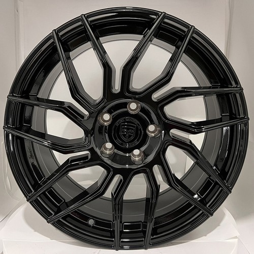 4 HP2 20 inch STAGGERED Gloss Black Rims fits BMW 7 SERIES (E65) 2002 ...
