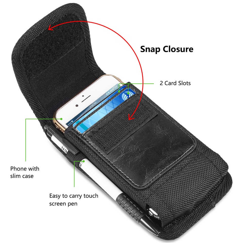 Cell Phone Pouch Case Universal Flip Phone Carrying Case with Belt ...