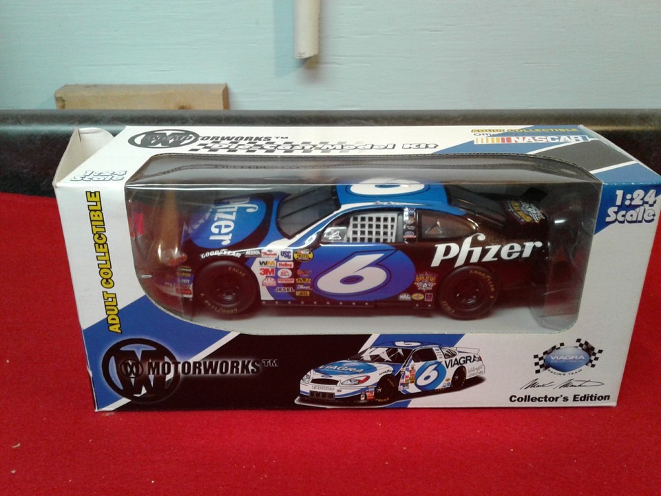 Mark Martin Pfizer Viagra #6 Diecast Stock Car | eBay