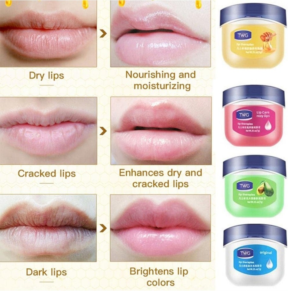 WNPL Fruit Flavored Lip Balm Set Anti Chapping Lip Moisturizers, Mini ...
