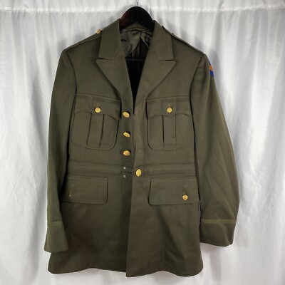 Original WWII US Army Air Corp Officers Uniform Jacket Felt AAC Patch ...