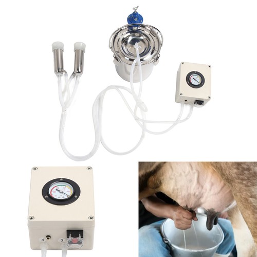 Portable Stainless Steel Electric Automatic Pulse Goat Milking Machine ...