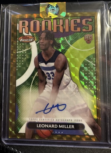 2023-24 Topps Finest - Rookie Finest Autographs Gold Geometric ...