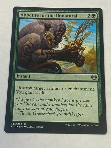 Appetite for the Unnatural - Magic the Gathering MTG Kaladesh Single ...