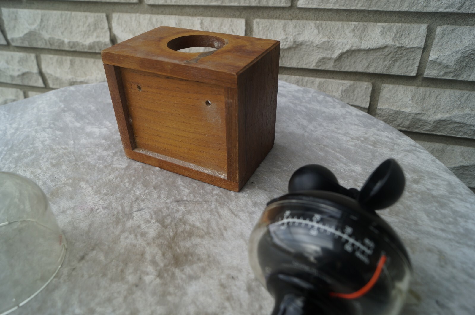 TOP Anemometer Deuta ,Anemo ,Windmesser,mit Befestigungskasten(Holz ...