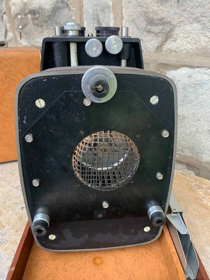 TDC Vivid Stereo Model 116 Vintage Slide Projector W/ Carry Case WORKS ...