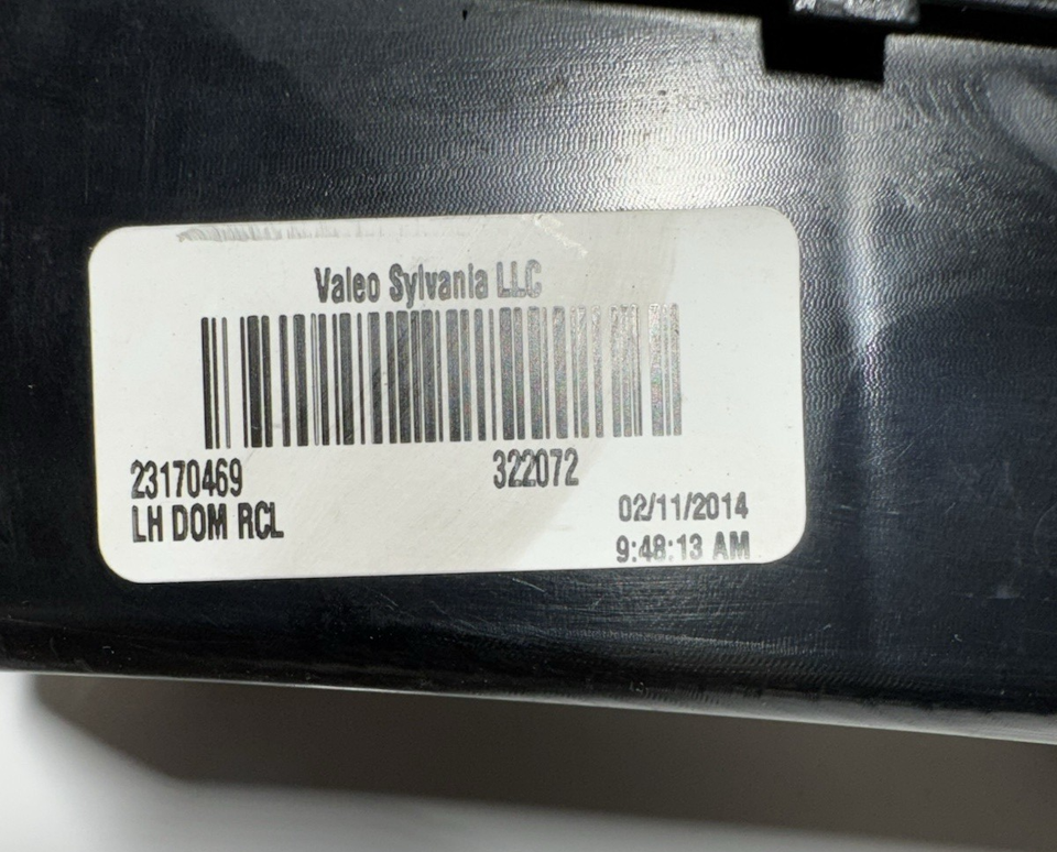 2014-2019 Chevrolet Corvette C7 Valeo Sylvania Taillight Housing OEM ...